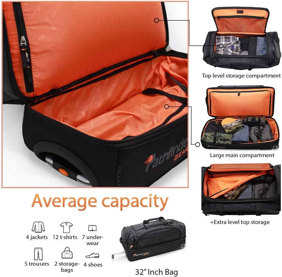 Pathfinder Gear Up Collection 32" Drop Bottom Duffel Pathfinder