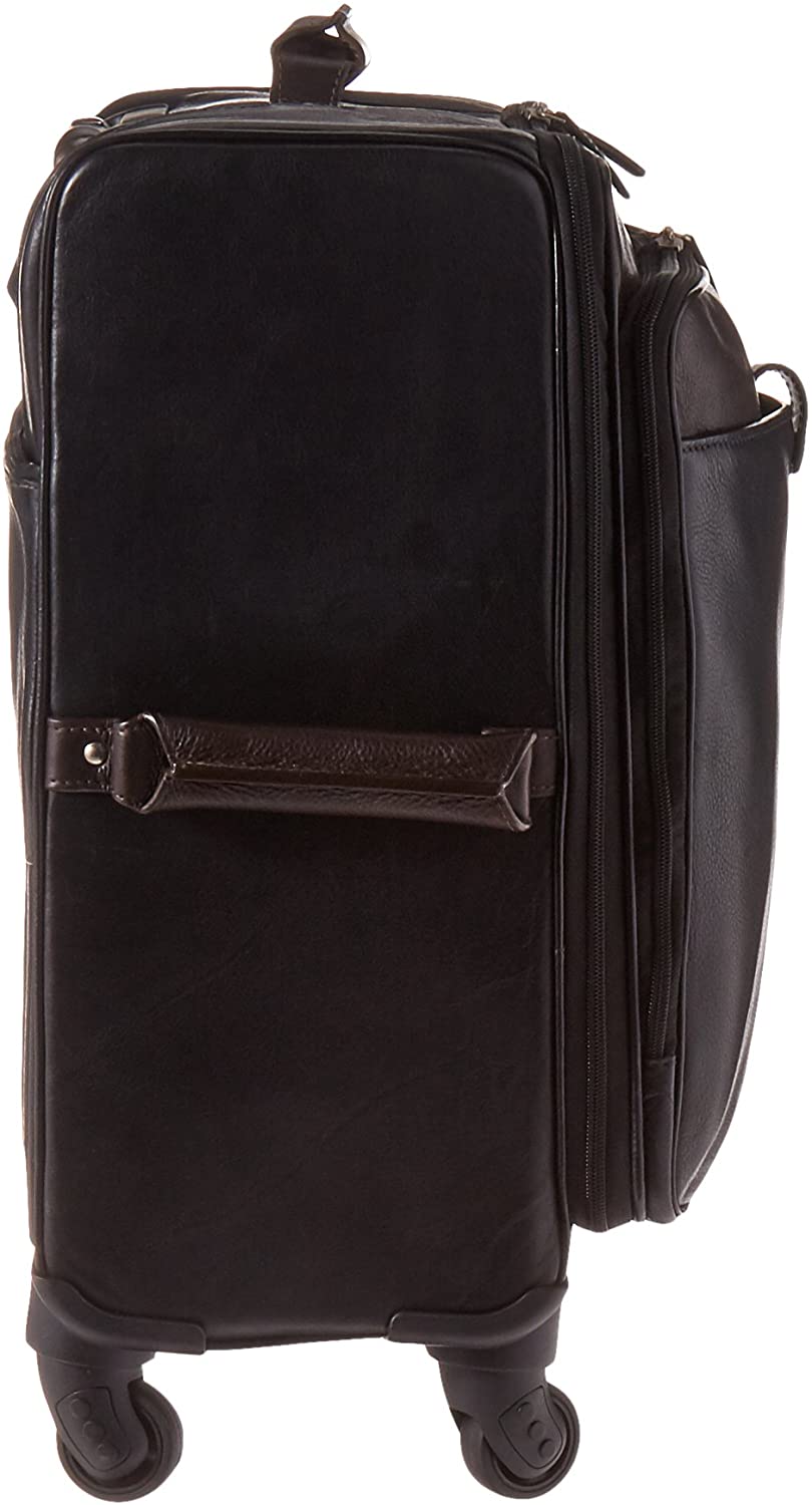 Scully Leather Wheeled Carry On Black Scully